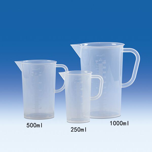 VITLAB PP有柄塑料量杯（蚀刻刻线）_量杯|量筒|称量盘_塑料容器|量器_耗材器具_PUIEA多彩实验室-专心·专注·专业